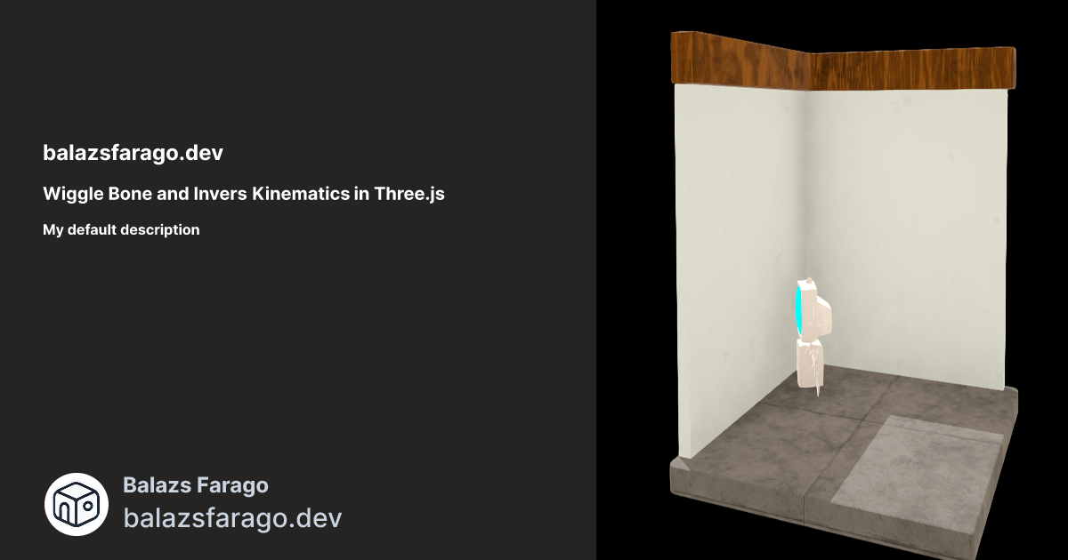 Wiggle Bone and Invers Kinematics in Three.js